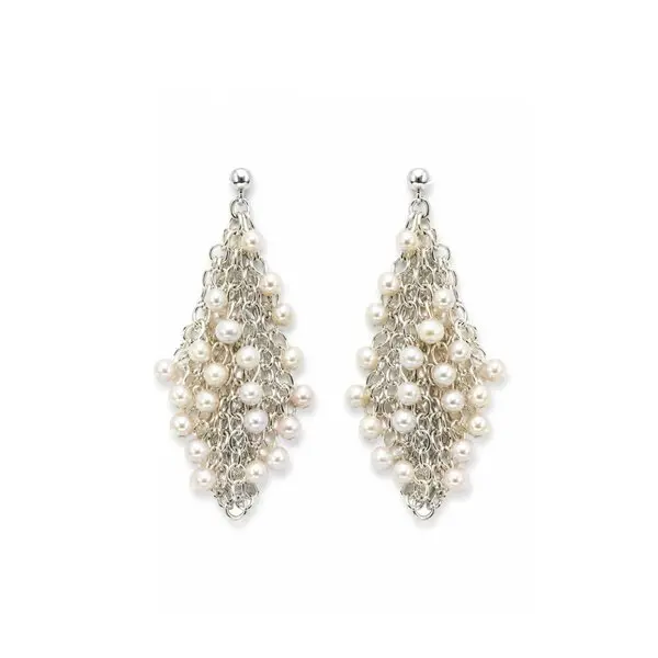 Saachi Cascading Pearl Statet Earrings