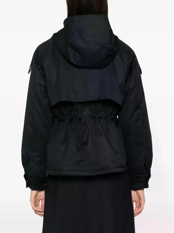 Maje Bow-detail Drawstring-waist Parka
