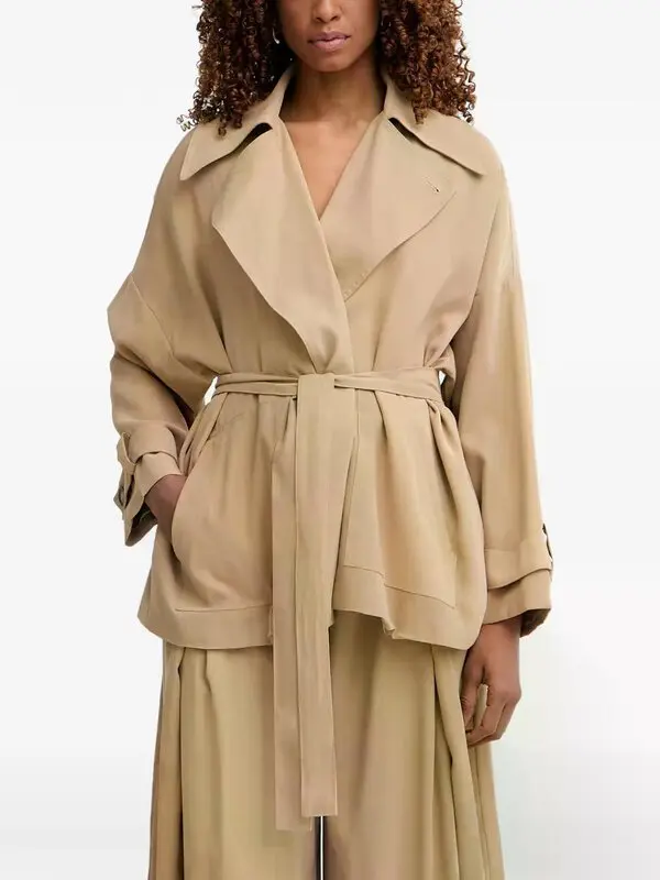 HAVEONE Belted Wrap Coat