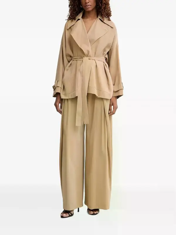 HAVEONE Belted Wrap Coat