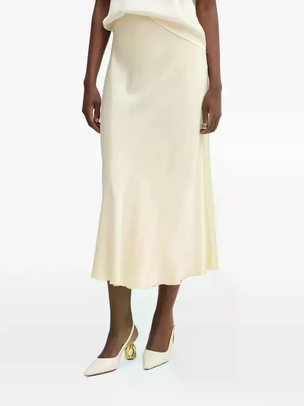 HAVEONE Elasticated A-line Maxi Skirt