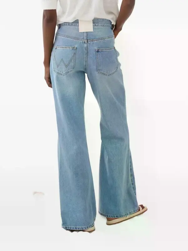 ELEH Belted Wide-leg Jeans