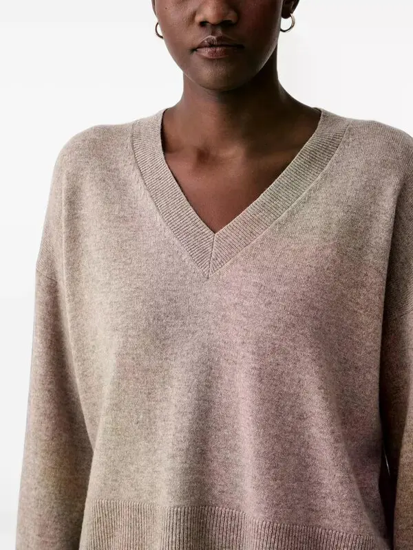 VICOLO V-neck Drop-shoulder Sweater