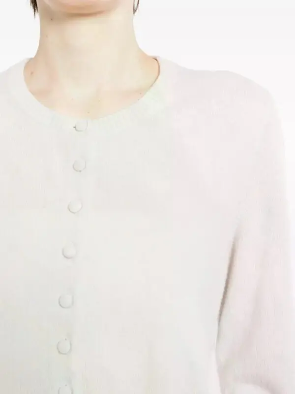N.peal Covered-button Cashmere Cardigan