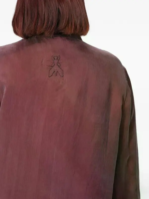 Patrizia Pepe Fly-embroidered Midi Shirt Dress