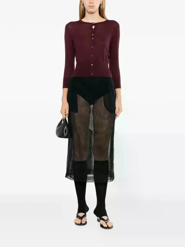 N.peal Darcie Cardigan - Red