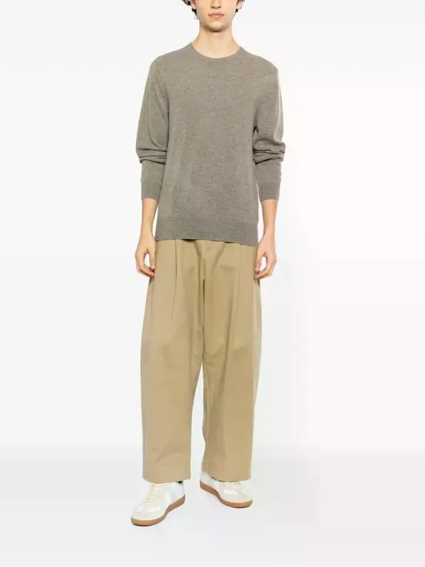 N.peal Oxford Round-neck Jumper