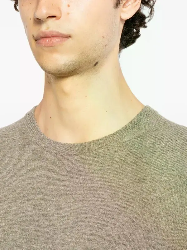 N.peal Oxford Round-neck Jumper