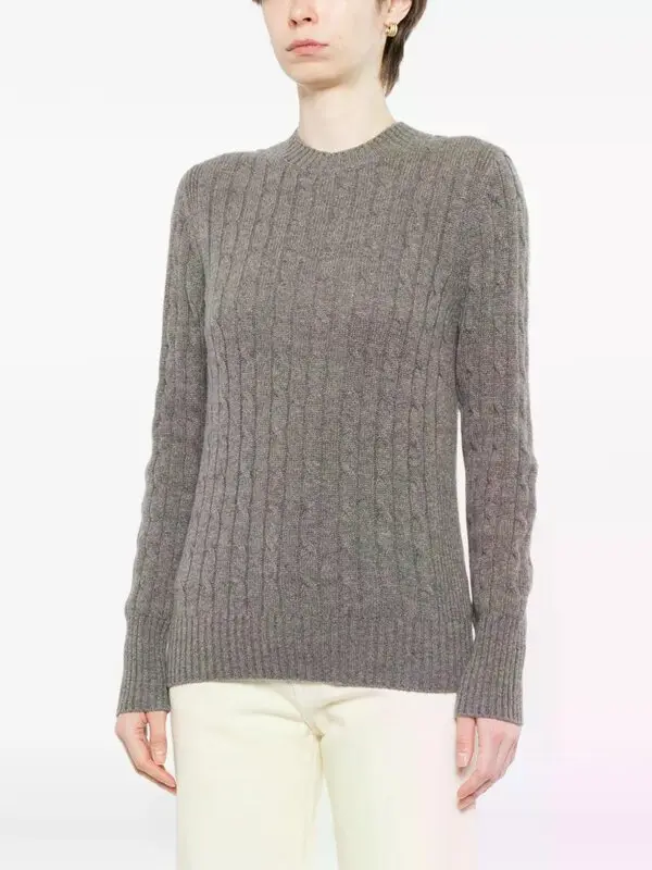 N.peal Adelyn Cable-knit Top