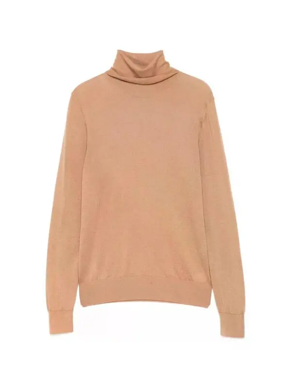 N.peal Margot Roll-neck Top - Neutrals