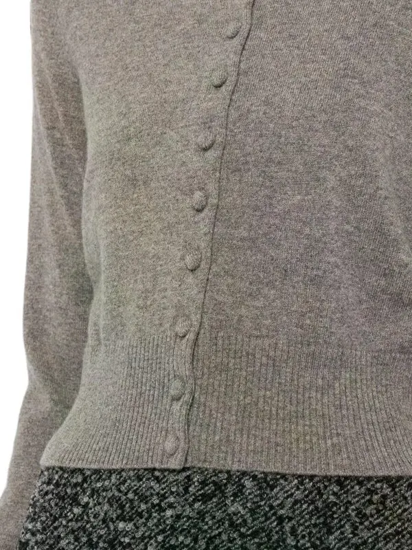 N.peal Covered-button Cashmere Cardigan