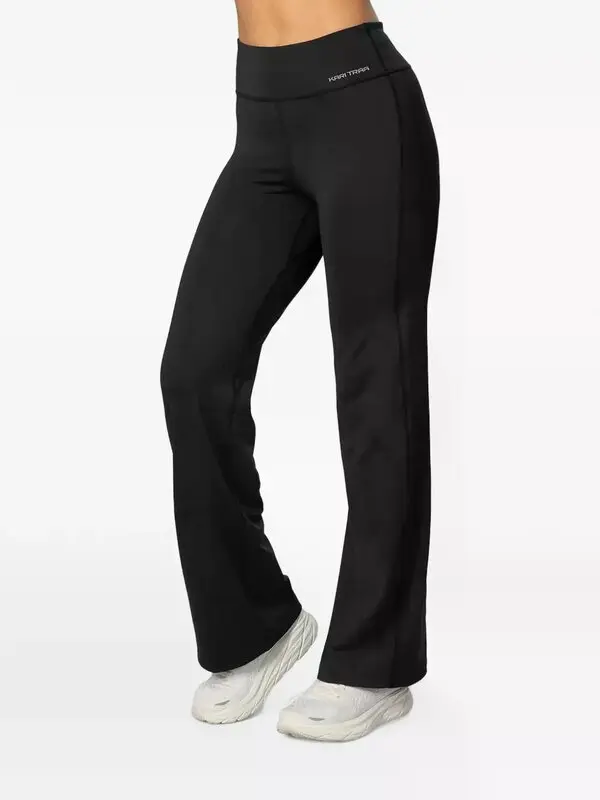 Kari Traa Ava Logo-print Flared Leggings - Black