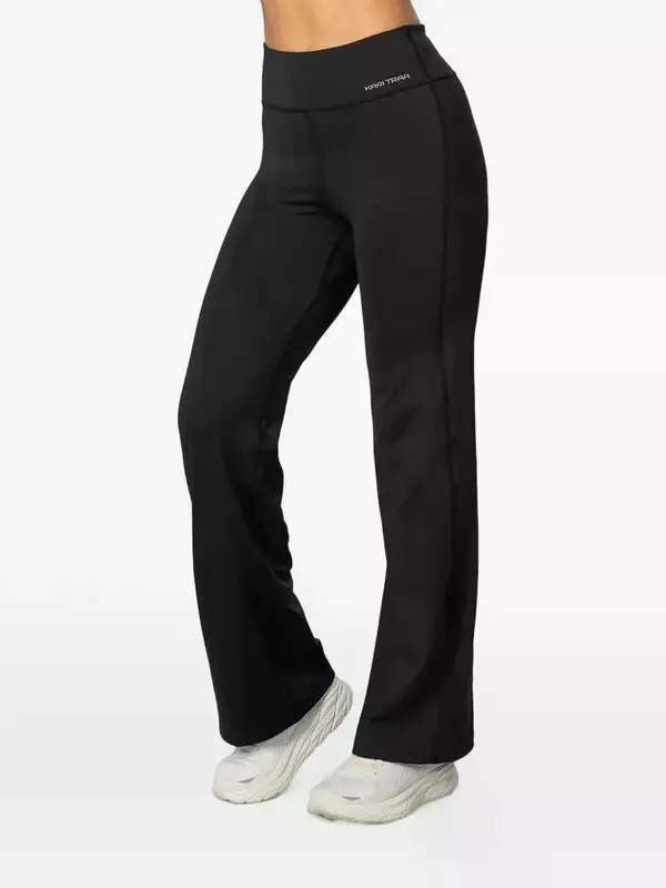 Kari Traa Ava Logo-print Flared Leggings - Black