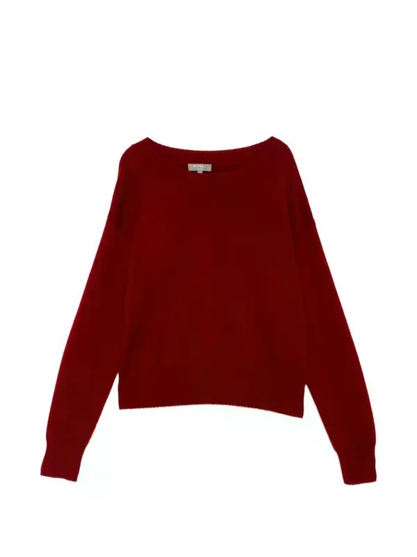 N.peal Crop Boat-neck Sweater