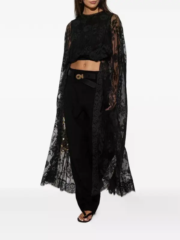 Zimmermann Asymmetric Floral-lace Top