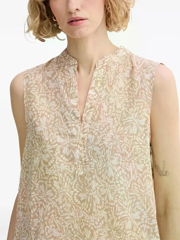 Marc O'polo Sleeveless Cotton Top - Neutrals