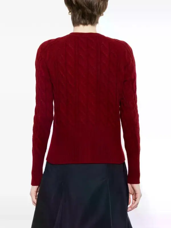 N.peal Myla Cable-knit Cardigan