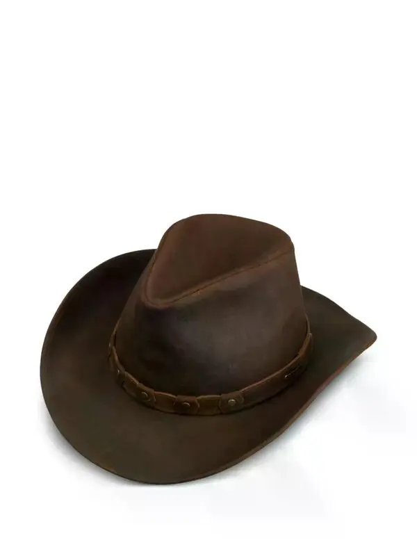 Stetson Leather Cowboy Hat