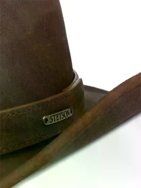 Stetson Leather Cowboy Hat