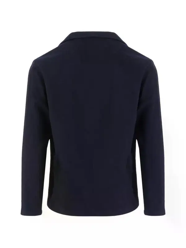 BOSS Double-breasted Textured Jacket