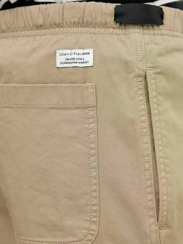 Marc O'polo Belted Logo-patch Shorts