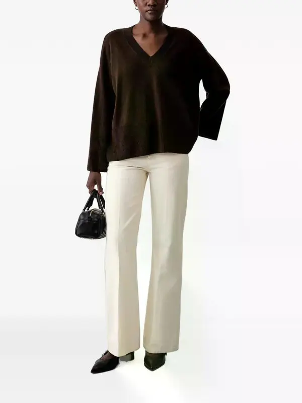 VICOLO V-neck Long-sleeve Sweater