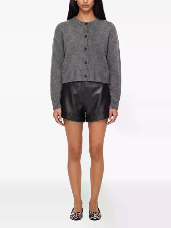 Loulou De Saison Ribbed-trim Button-up Cardigan