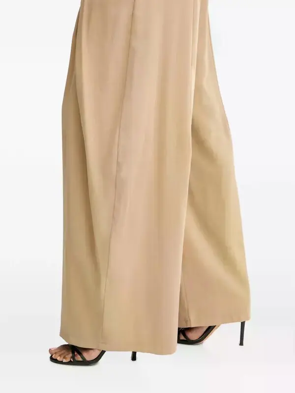 HAVEONE Pleated Wide-leg Palazzo Pants