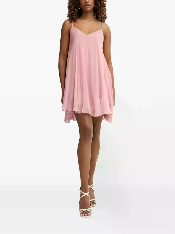 HAVEONE V-neck Pleated Dress