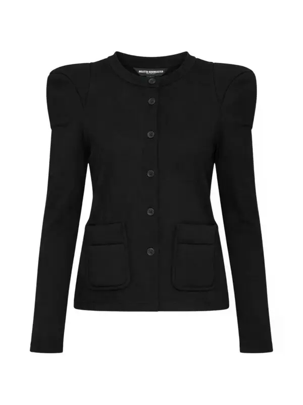 MELITTA BAUMEISTER Puff-shoulder Button-up Cardigan