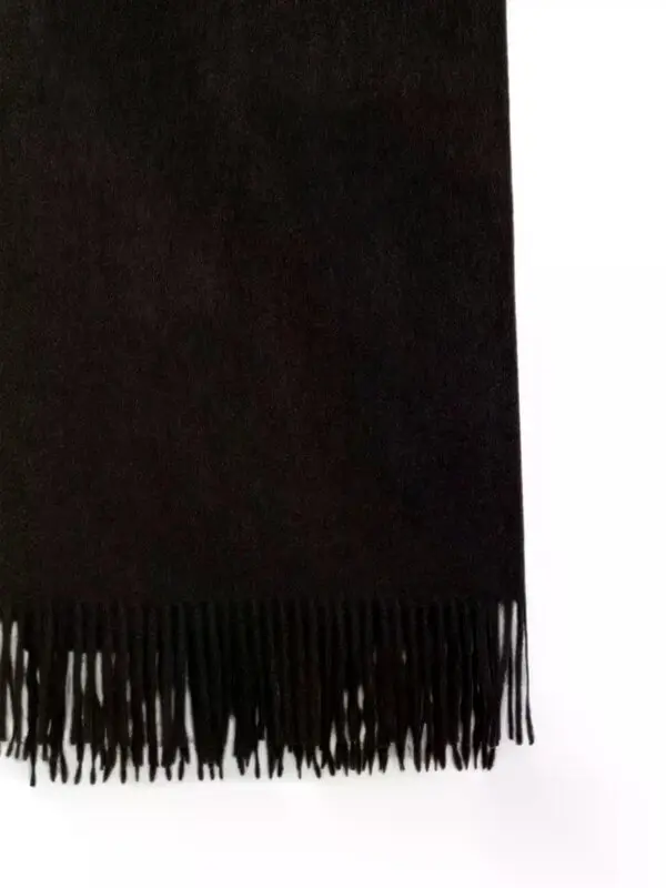 N.peal Fringed Woven Shawl