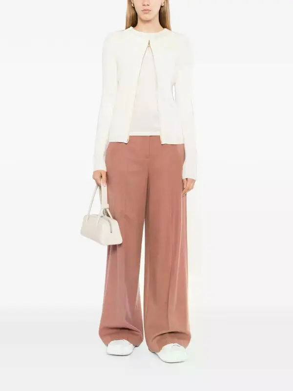 N.peal Ribbed Zip-up Cardigan