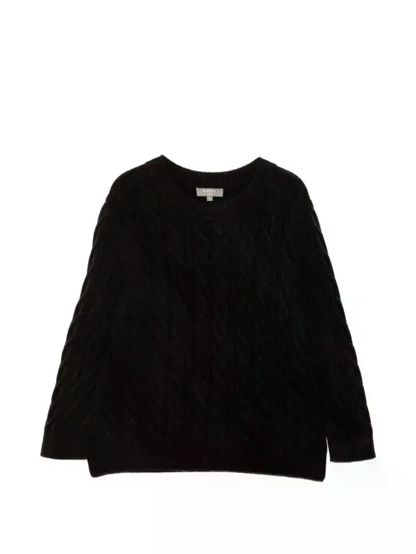 N.peal Emilia Cable-knit Top