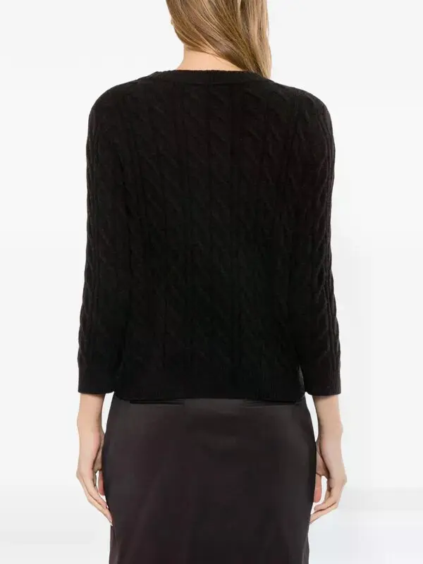 N.peal Emilia Cable-knit Top