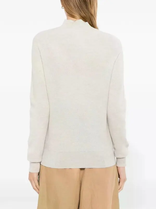 N.peal Honeycomb-knit Cashmere Sweater