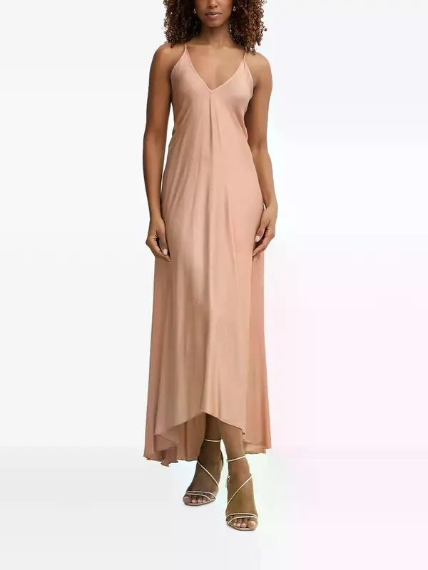 HAVEONE V-neck Tie-back Dress