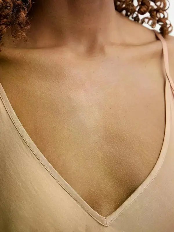 HAVEONE V-neck Tie-back Dress