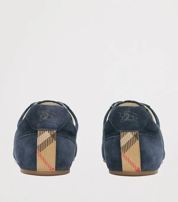 Burberry Suede Knight Runner Sneakers