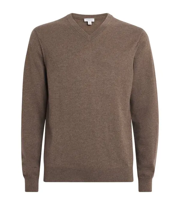 Sunspel Cashmere V-neck Sweater