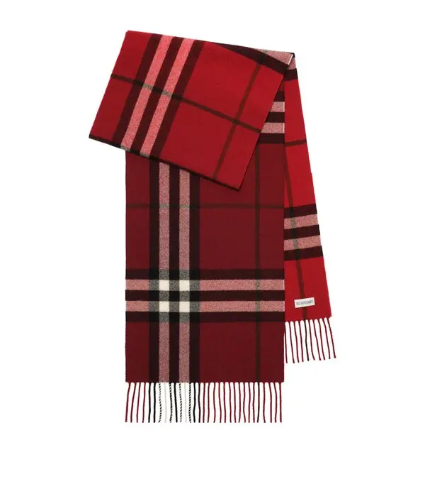 Burberry Cashmere Gradient Check Scarf