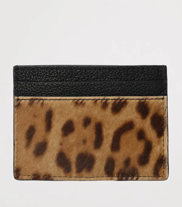 Burberry Calf Hair Cotswolds Card Holder