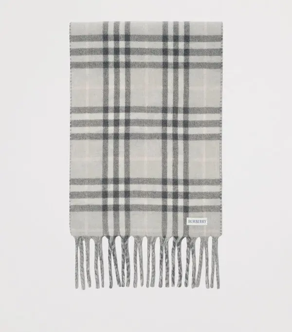 Burberry Cashmere Reversible Knight Stamp Scarf