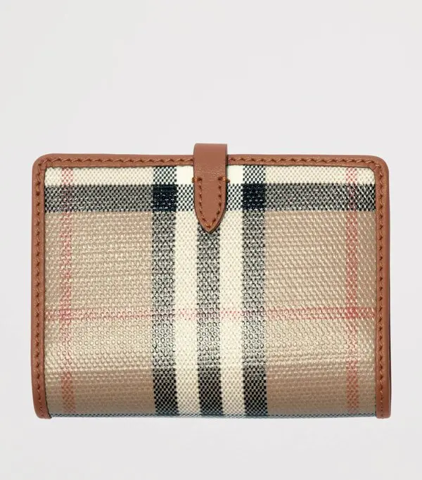 Burberry Check Folded Card Case