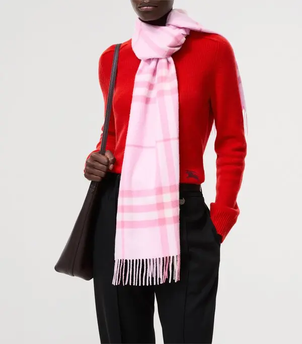 Burberry Cashmere Check Scarf