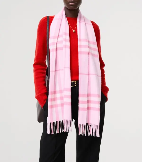 Burberry Cashmere Check Scarf