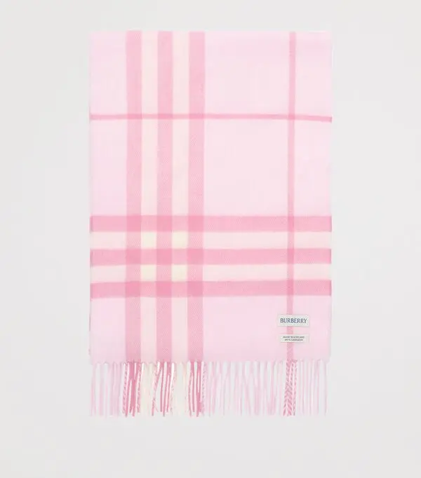 Burberry Cashmere Check Scarf