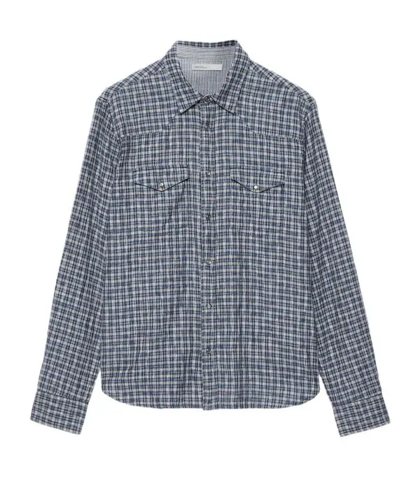 ALLSAINTS Organic Cotton Check Court Shirt