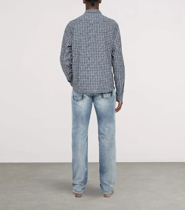 ALLSAINTS Organic Cotton Check Court Shirt