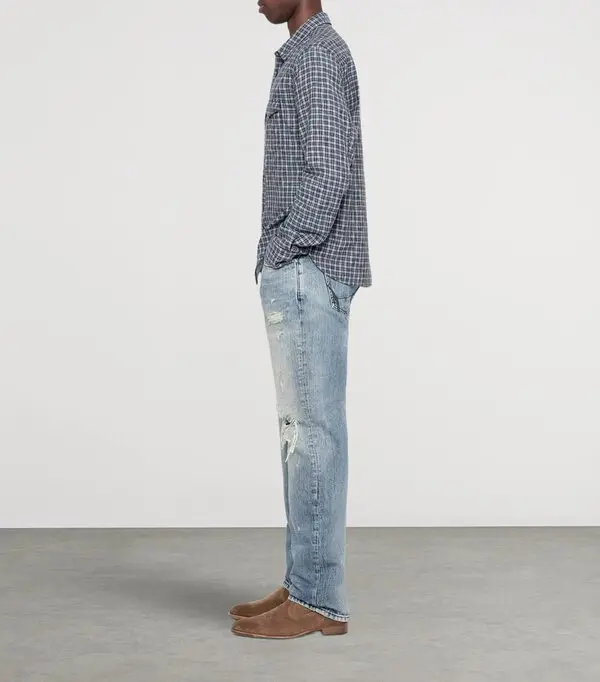 ALLSAINTS Organic Cotton Check Court Shirt