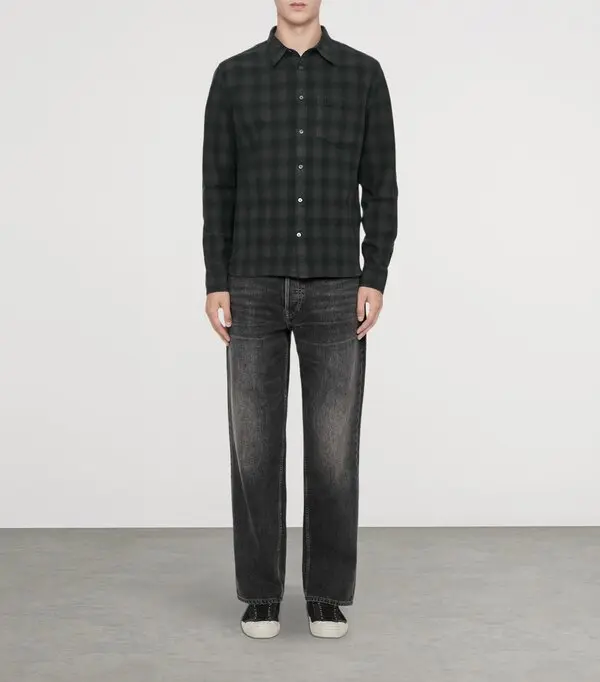 ALLSAINTS Organic Cotton Check Bower Shirt